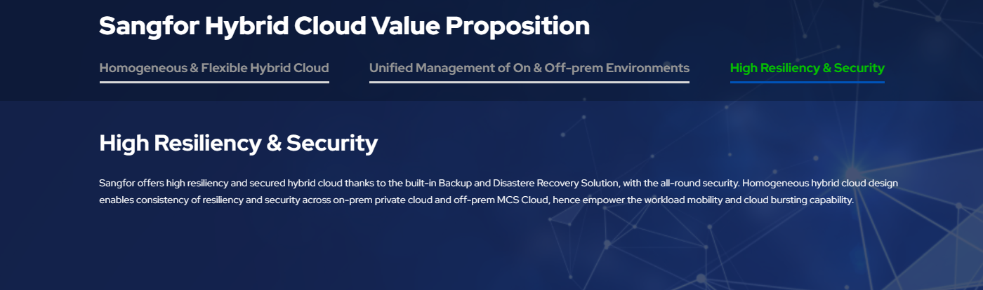 Sangfor Hybrid Cloud – Ronisys