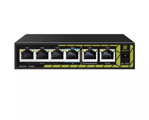 4FE+2FE 100Mbps PoE Extend Switch – Ronisys