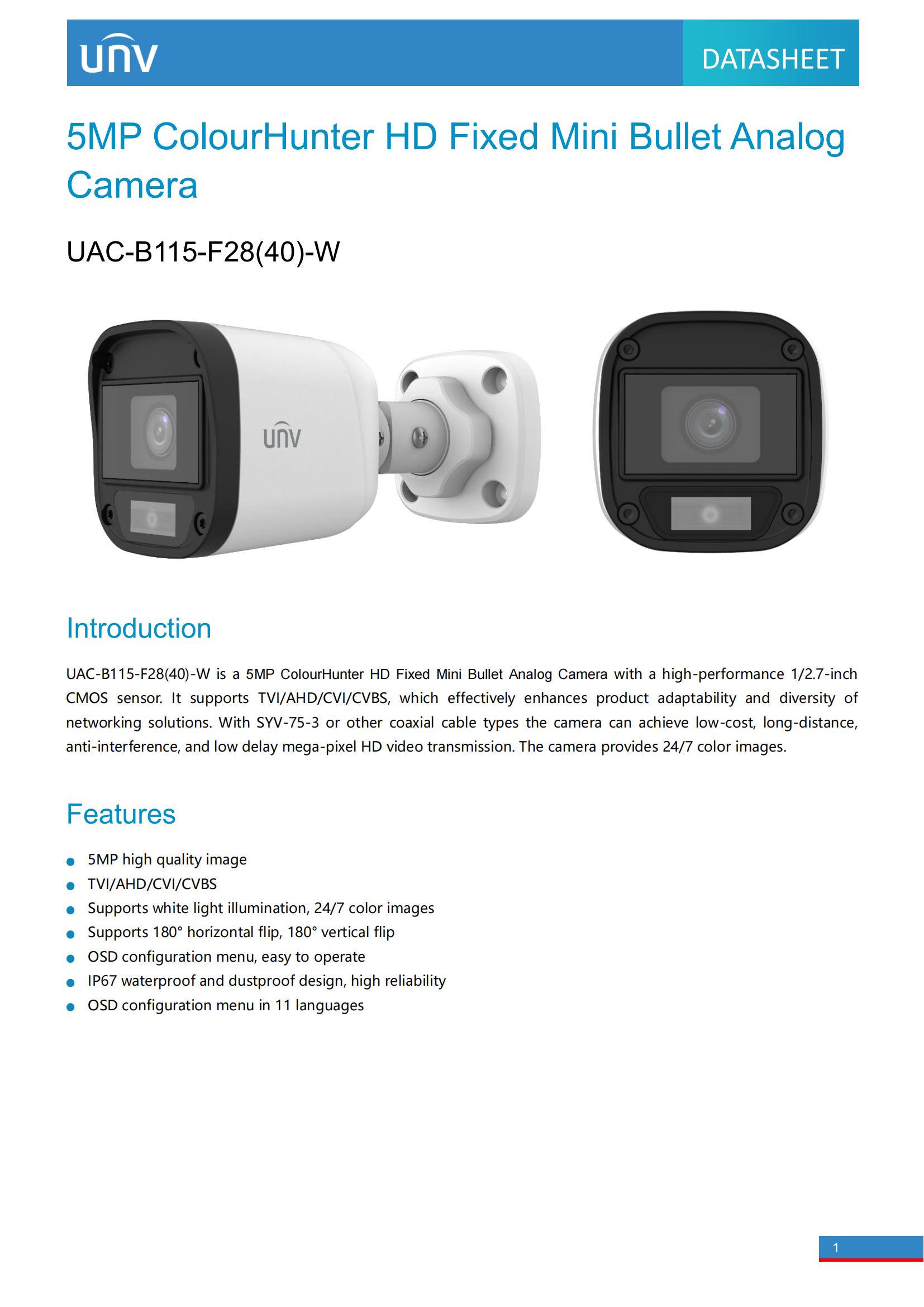 UAC-B115-F28(40)-W – Ronisys